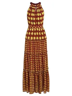 DIANE VON FURSTENBERG Jack Tiered Printed Maxi Dress