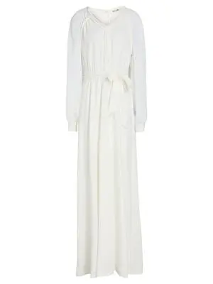 Diane Von Furstenberg Karson Belted Jersey Maxi Dress - Ivory
