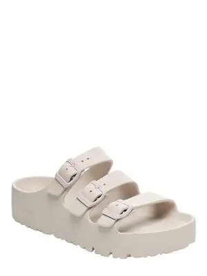 BIRKENSTOCK Florida Eva Platform Flex Sandals - Beige