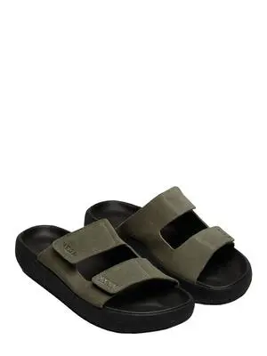 VEJA Etna Slide Sandal - Kaki Black