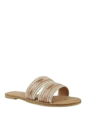 CANDIE'S Tanner Slide Sandal - Light Natural
