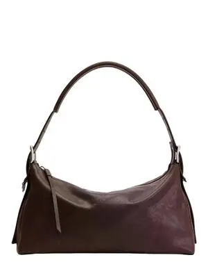 LEMAIRE Belted Shoulder Bag Iconic Line - Brown