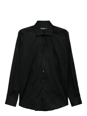 Karl Lagerfeld Cutaway-collar Shirt - Black