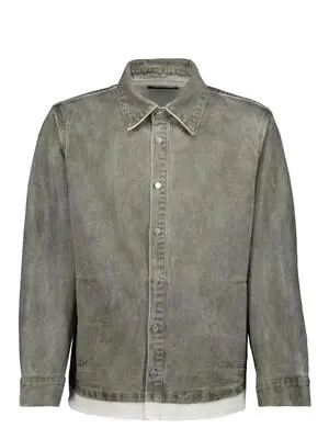 IRO PARIS Cotton Denim Shirt - Grey