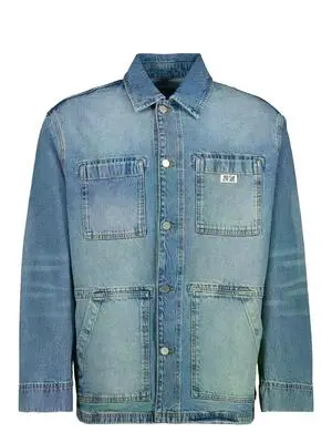 IRO PARIS Washed Denim Jacket - Blue