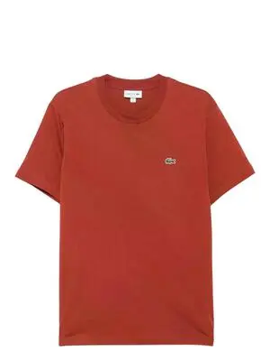 Lacoste Cotton T-shirt Brown