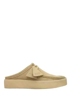 Clarks Wallabee Cup Low Maple Side Mules - Neutrals