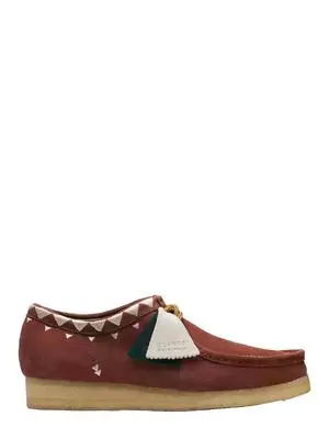 Clarks Wallabee Auburn Boots - Red