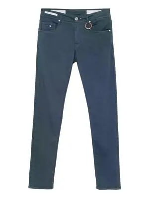 TRAMAROSSA Logo-patch Trousers - Blue