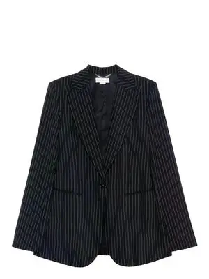 Stella McCartney Pinstripe-pattern Blazer - Blue