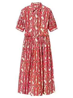 La DoubleJ Libertine Midi Dress - Red