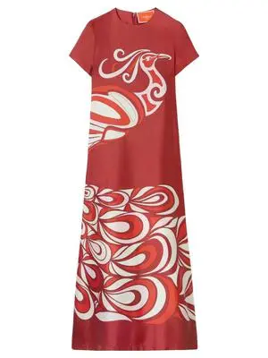 La DoubleJ Swing Maxi Dress - Red
