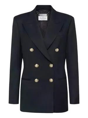 Philipp Plein Double-breasted Blazer - Blue