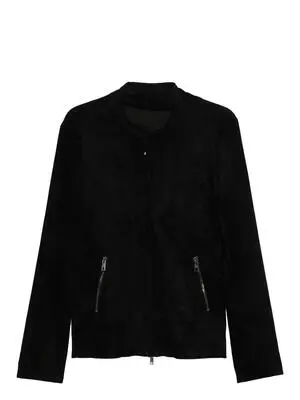GIORGIO BRATO Suede Jacket - Black