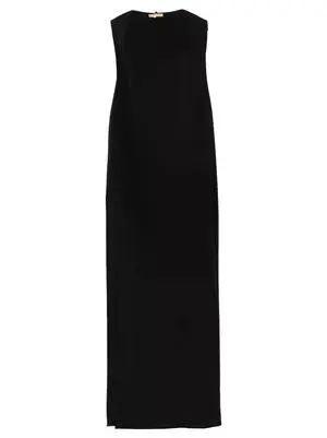 Elisabetta Franchi Jewel-detail Crepe Maxi Dress - Black
