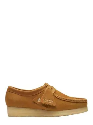 Clarks Wallabee Derby Shoes - Brown