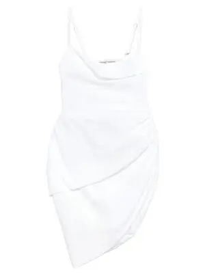 Jacquemus The Saudade Asymmetric Dress - White