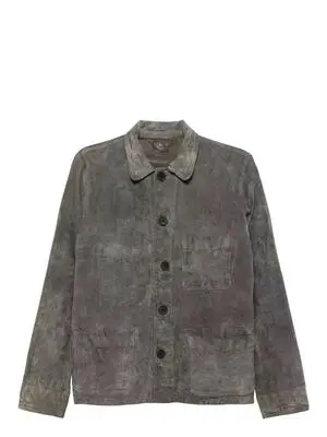 SALVATORE SANTORO Suede Jacket - Grey