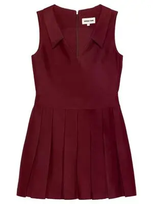 SHUSHU/TONG Pleated Dress - Red