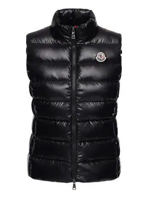 Moncler Ghany Nylon Down Vest Black