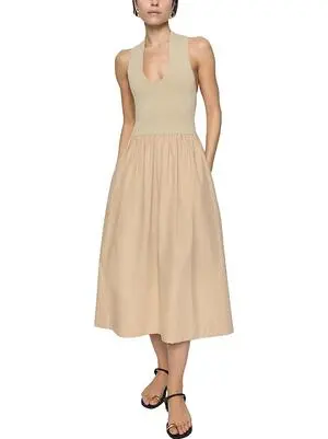 Rebecca Minkoff Combo Tank Dress - Beige