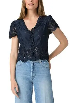 Paige Quinta Top - Navy
