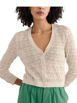 SEASALT CORNWALL Sweet Day Cardigan - Chalk