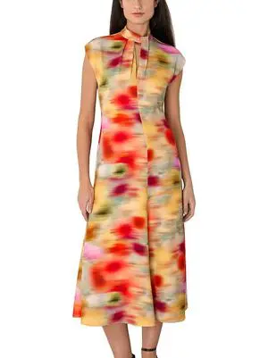 Whistles Photographic Flower Dress - Multicolor