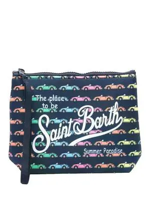 MC2 SAINT BARTH Aline Clutch Bag - Blue
