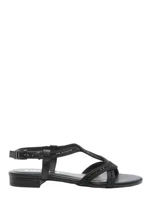 BIBI LOU 25mm Ayla Sandals - Black