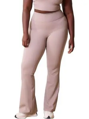 LOVALL 24/7 Revitalise Flare Leggings - Clay