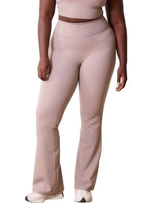LOVALL 7 Revitalise Flare Regular Leggings - Clay