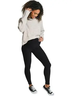 LOVALL Maternity Winter Leggings - Black