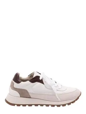 Brunello Cucinelli Leather Sneakers - White