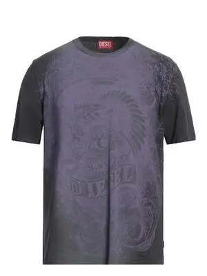 DIESEL® T-shirt Lead Size Cotton - Grey