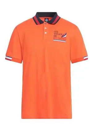 NORTH SAILS Polo Shirt Size Cotton, Elastane - Orange