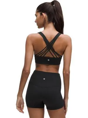 Lululemon Flexyflex Strappy Yoga Bra - Black