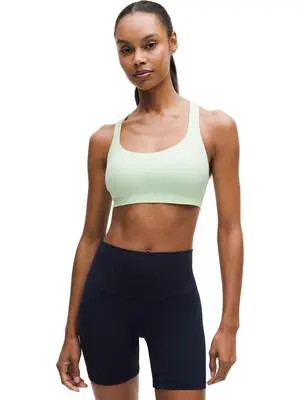 Lululemon Flexyflex Strappy Yoga Bra Matcha Magic