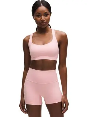 Lululemon Flexyflex Strappy Yoga Bra - Pink Pearl