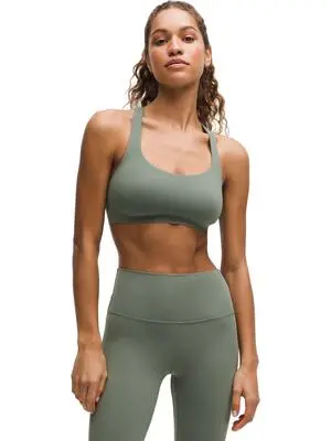 Lululemon Flexyflex Strappy Yoga Bra - Willow Leaf