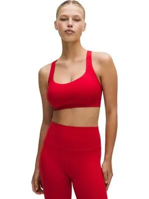 Lululemon Flexyflex Strappy Yoga Bra - Oxford Red
