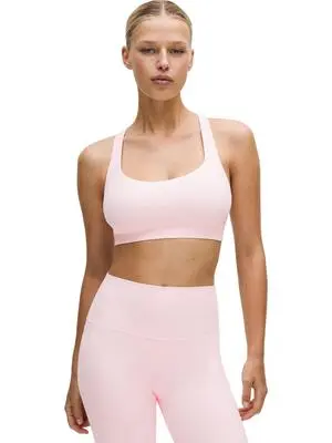 Lululemon Flexyflex Strappy Yoga Bra - Pink Pearl