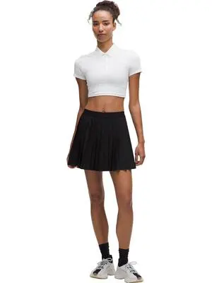 Lululemon High-rise Pleated Skirt - Black