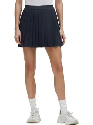 Lululemon High-rise Pleated Skirt - True Navy