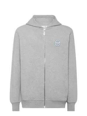 Philipp Plein Zip-up Hoodie - Grey