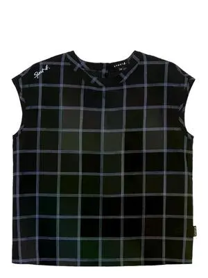 SPORT B. BY AGNÈS B. Checked Tank Top - Black