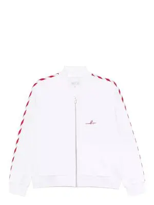 AGNÈS B. Logo-embroidered Cardigan - White