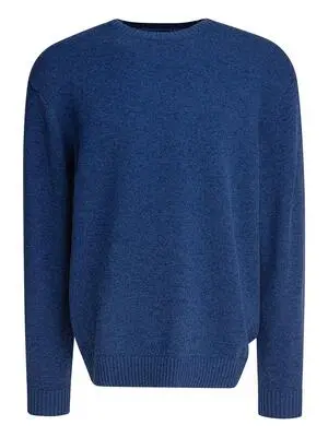 BEAMS Lily Yarn Sweater - Blue
