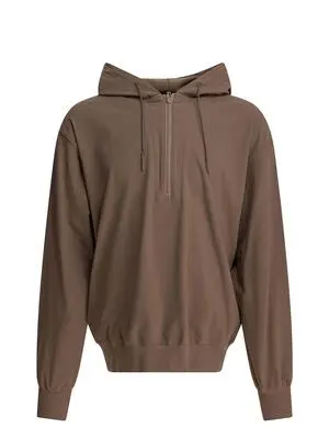 DAIWA PIER39 Half-zip Hoodie - Beige