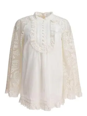 ZIMMERMANN Ascension Lace Yoke Tunic